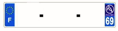 Plaque d'immatriculation personnalisée à Lyon | Archer SAS